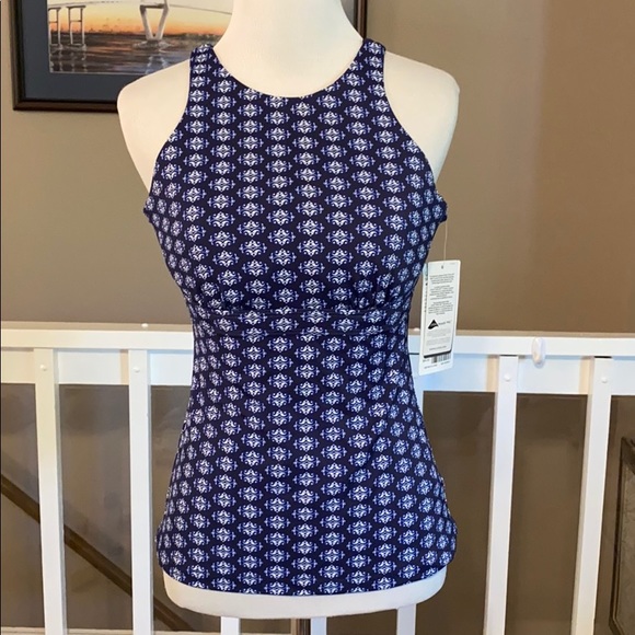 Athleta | Swim | Nwt Athleta Tangier High Neck Tankini Top | Poshmark